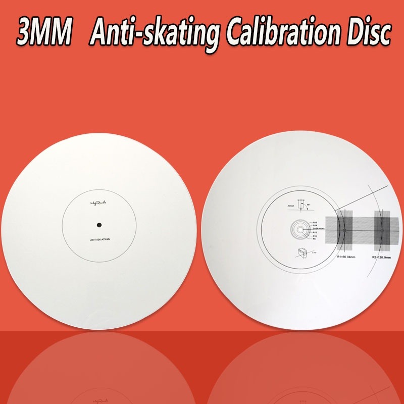 LP Vinyl Record Turntable Anti-Skating Calibration Disc Phonograph ...