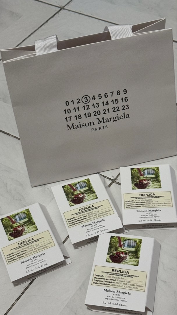 Maison Margela From the Garden 4 vials + Paper Bag, Beauty & Personal ...