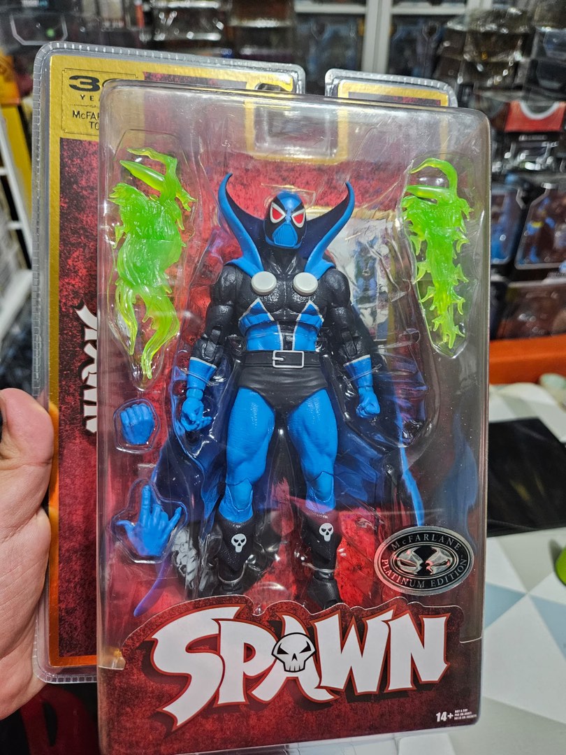 McFarlane Blue Spawn 30th Anniversary Platinum, Hobbies & Toys, Toys ...