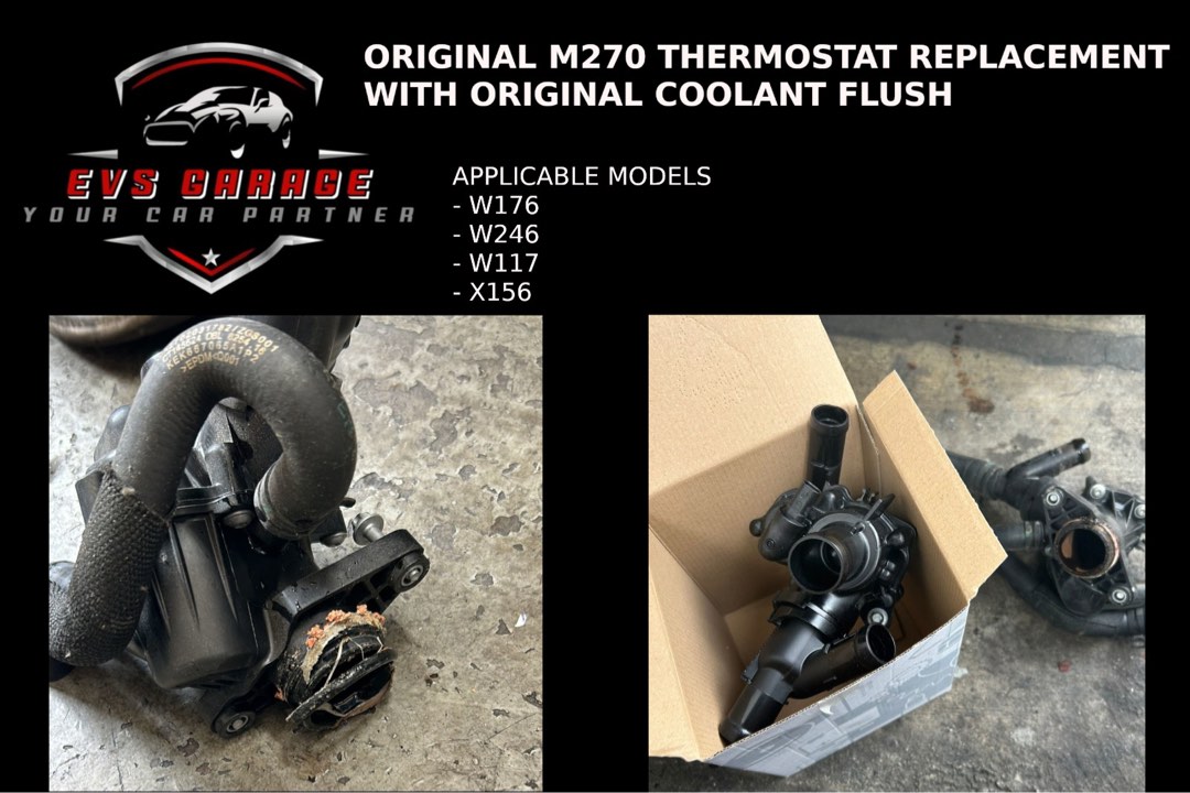 Mercedes Original Thermostat Replacement for M270 & M274, Car ...