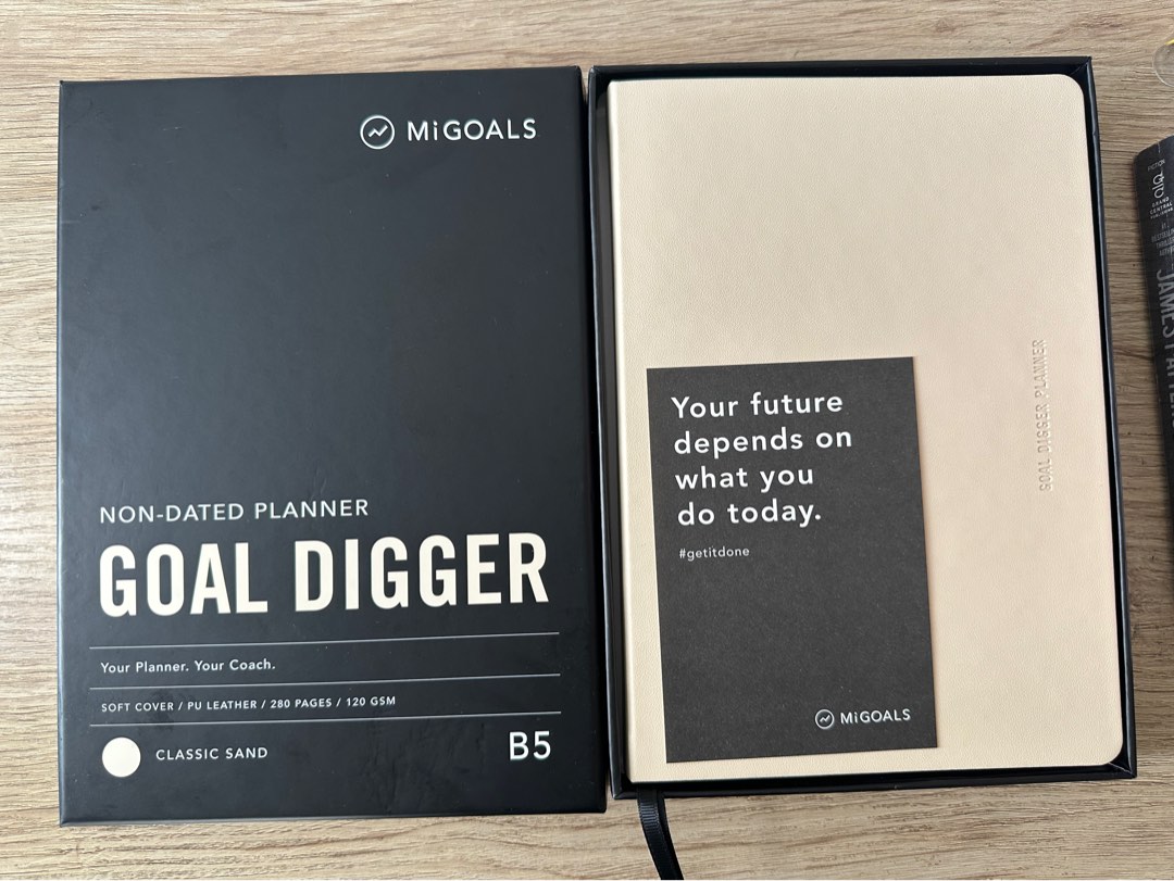 MiGoals Goal Digger Non-dated Planner, Hobbies & Toys, Stationary ...