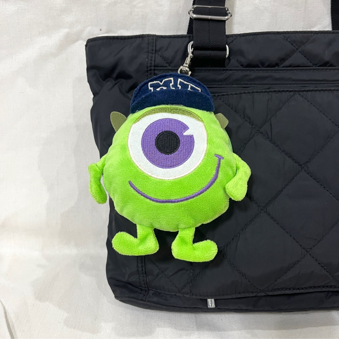 Mike Wazowski Monsters University Card Holder Plush Bag Charm Keychain ...