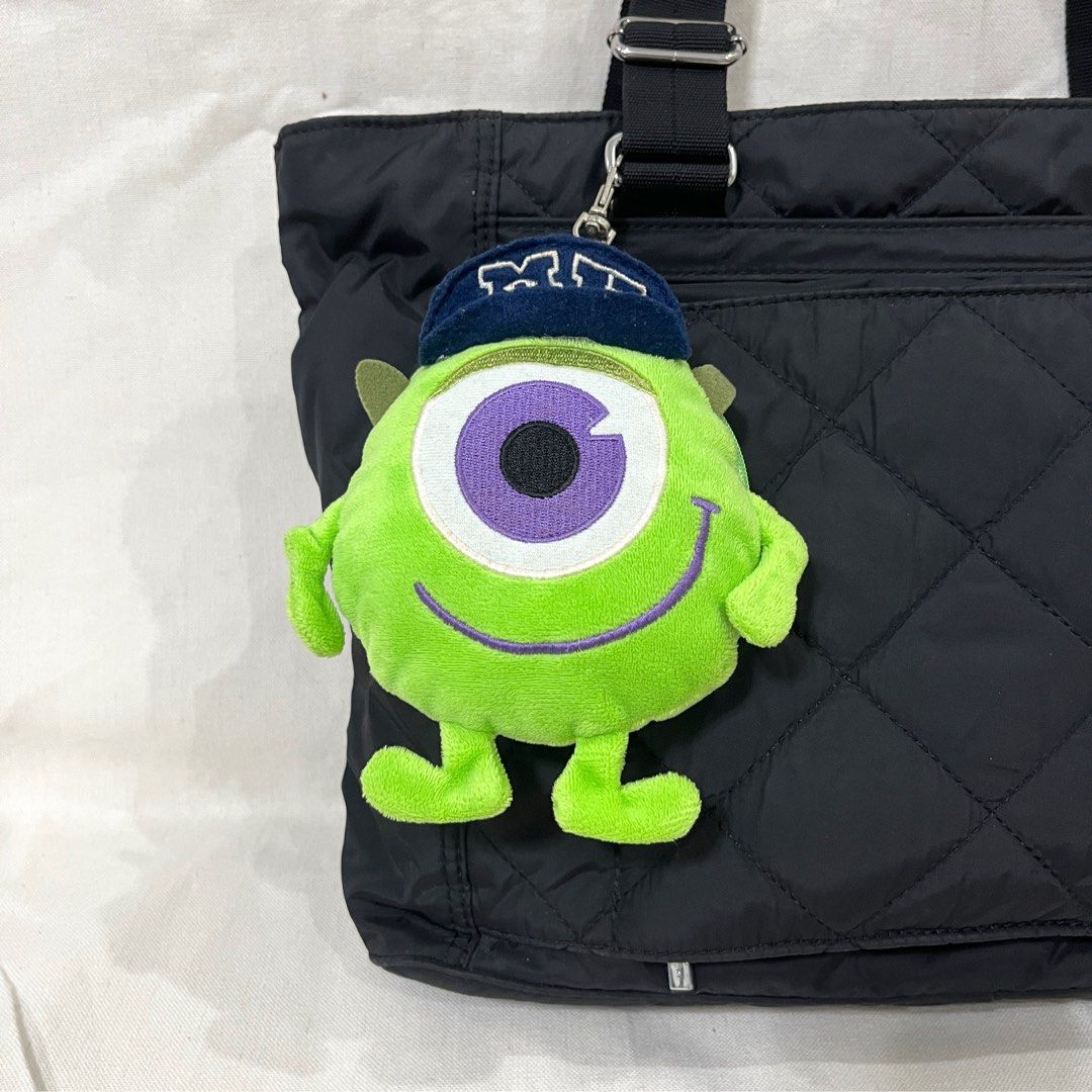 Mike Wazowski Monsters University Card Holder Plush Bag Charm Keychain ...