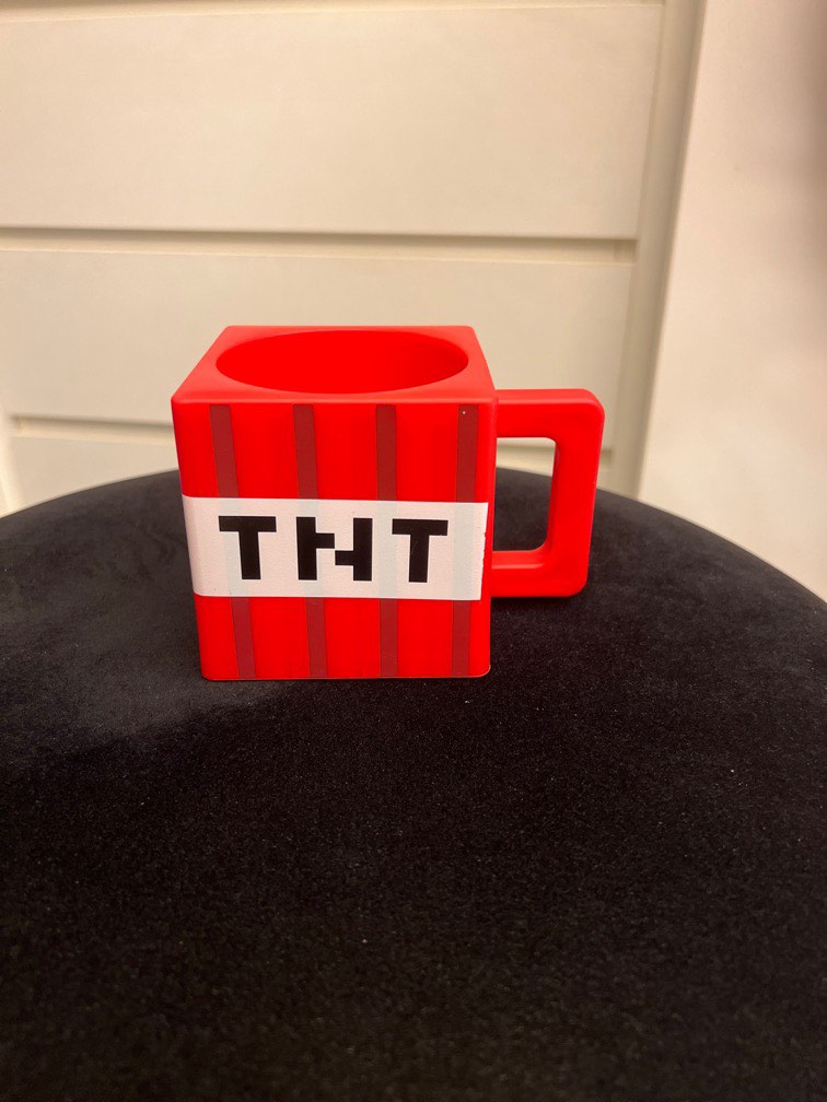 MINECRAFT TNT MUG, Hobbies & Toys, Collectibles & Memorabilia, Vintage Collectibles on Carousell