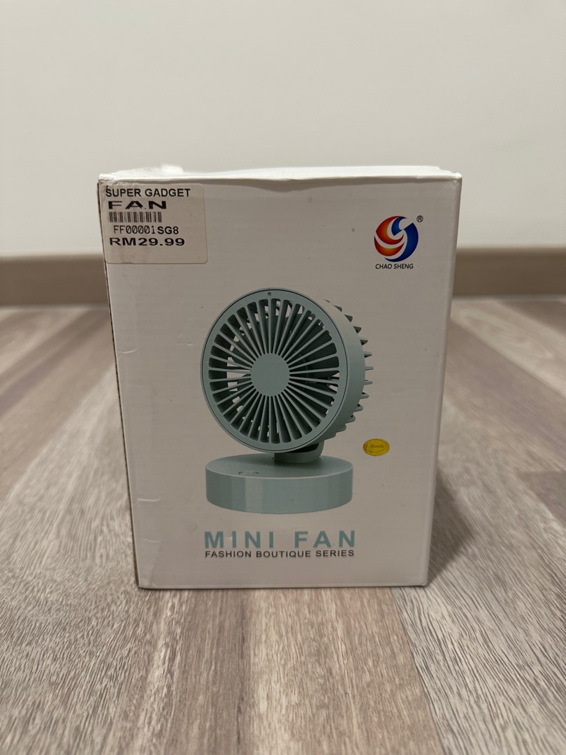 Mini Adjustable Angle USB Charging Table Fan, Furniture & Home Living ...