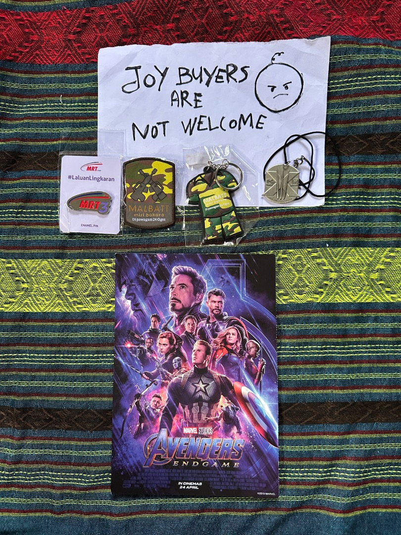 MOVIE AVENGERS XMEN MALBAT MERCHANDISES AND MRT PIN, Everything Else ...