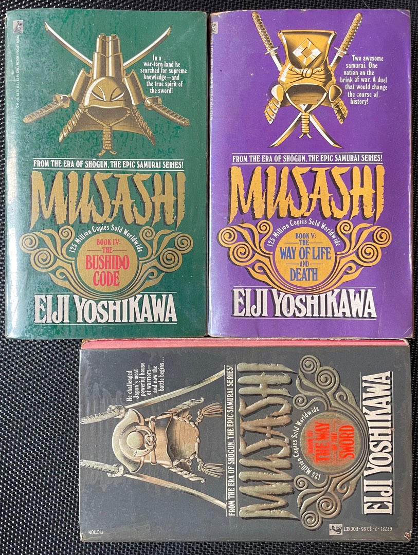 MUSASHI: BOOK III, IV, & V (3-BOOK) SET, Hobbies & Toys, Books ...