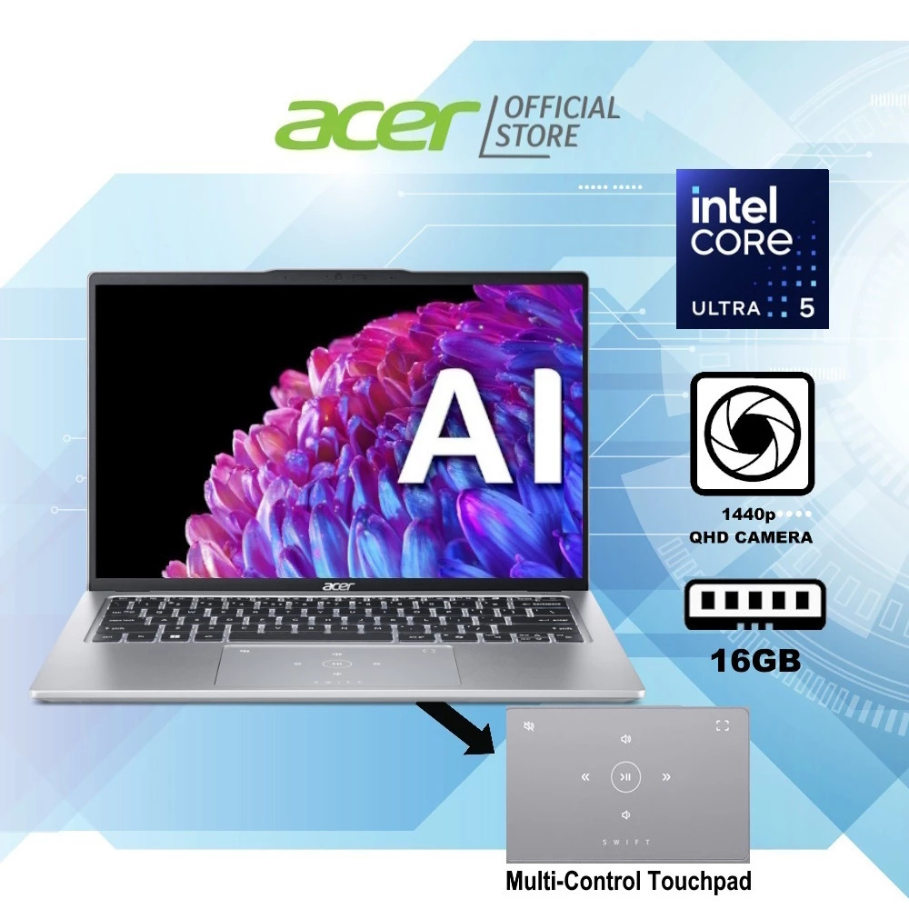 [NEW AI PC][Intel Core Ultra 5 125H] Acer Swift Go 14 | SFG14-73-53AN ...