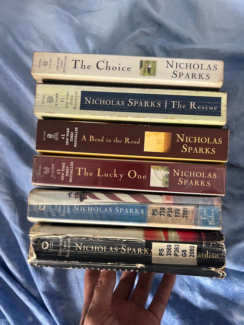 Nicholas Sparks Book Set ALL IN, Hobbies & Toys, Books & Magazines ...