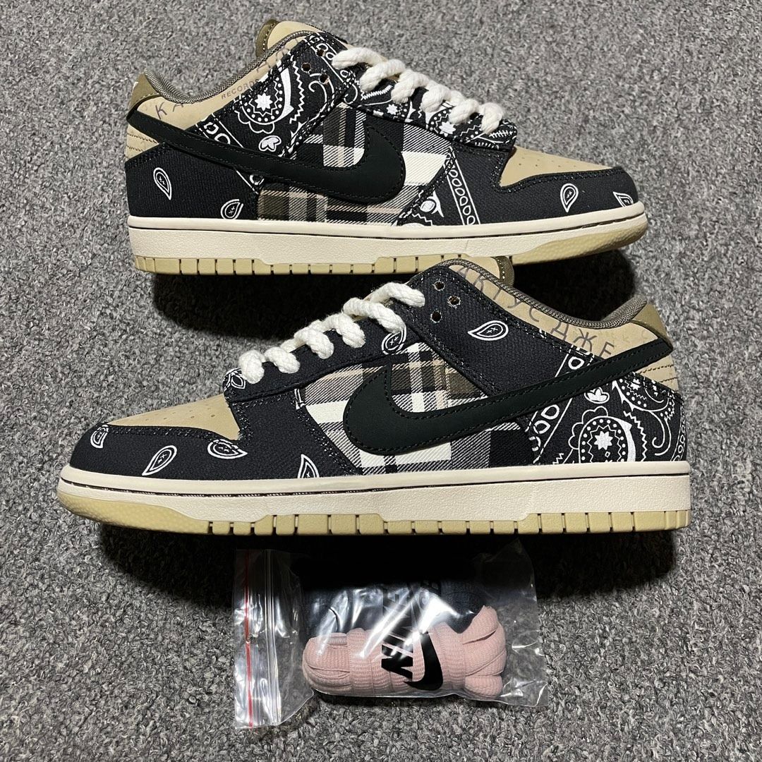 Nike SB Dunk Low Travis Scott Style：CT5053-001, Men's Fashion, Footwear ...