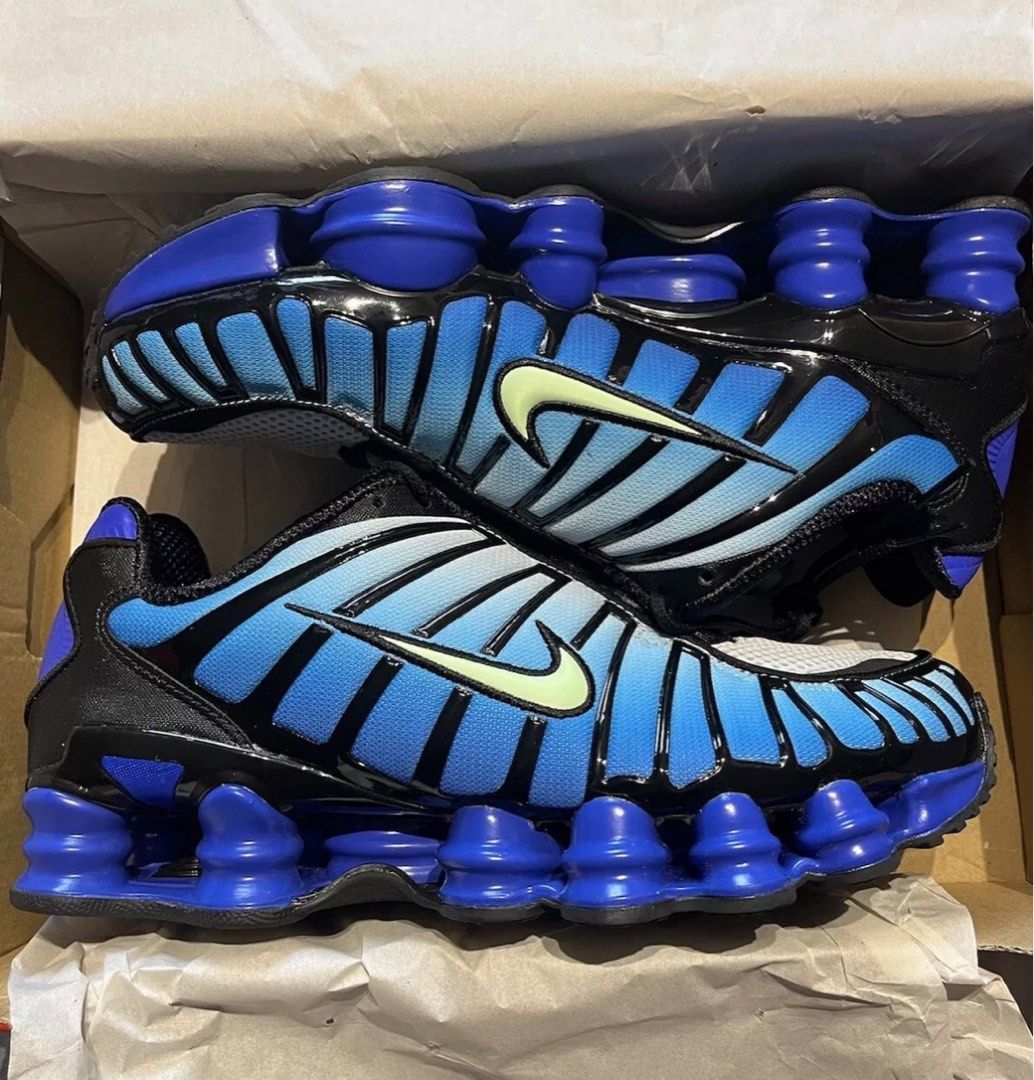 Nike Shox TL Racer Blue, Men's Fashion, Footwear, Sneakers on Carousell