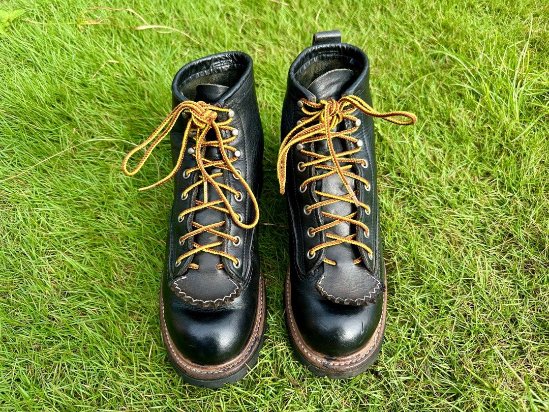 Original Red Wing Lineman 2935 Black Chrome Vibram Lug Sole Boot, Men's ...
