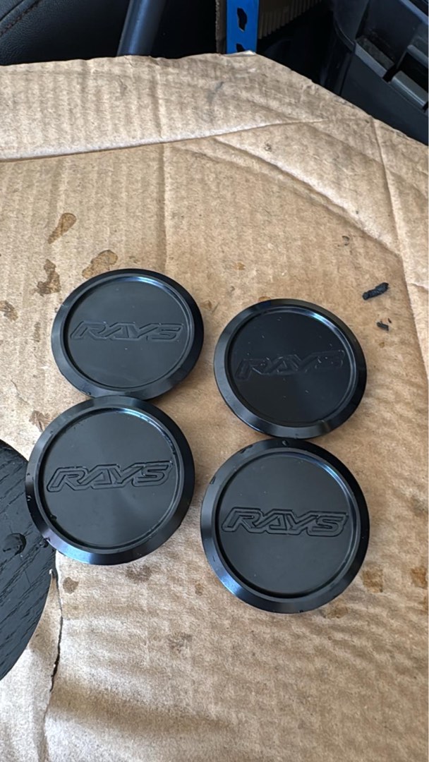 Original Aluminium Rays Rim Cap ZE40 (Black) - Not fake/plastic, Car ...