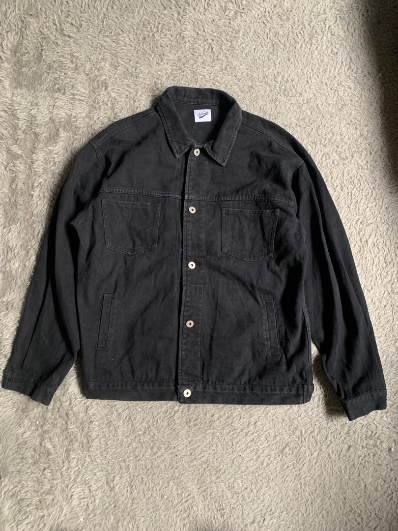 Partimento trucker denim jacket lafudge store crop jacket m65 type 1 2 ...