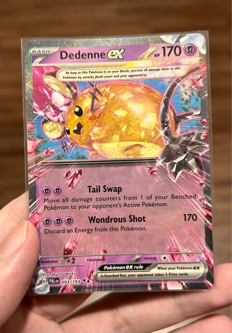 Pokemon Dedenne ex Paldea Evolved, Hobbies & Toys, Toys & Games on ...