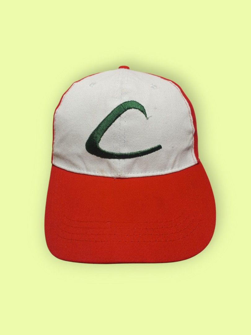 Pokemon Topi Baseball Big Logo C Bordir Emboss Ring Besi 2 Warna Merah ...
