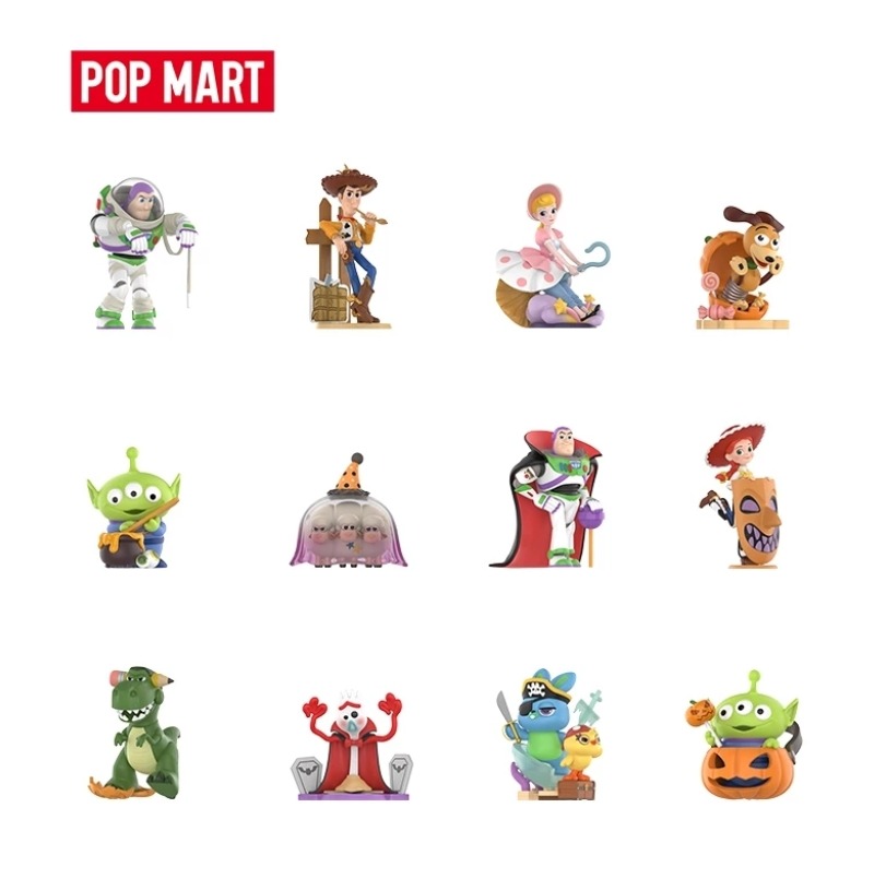 POP MART Disney/Pixar Spooky Night Series Figures Blind Box Action Toys ...