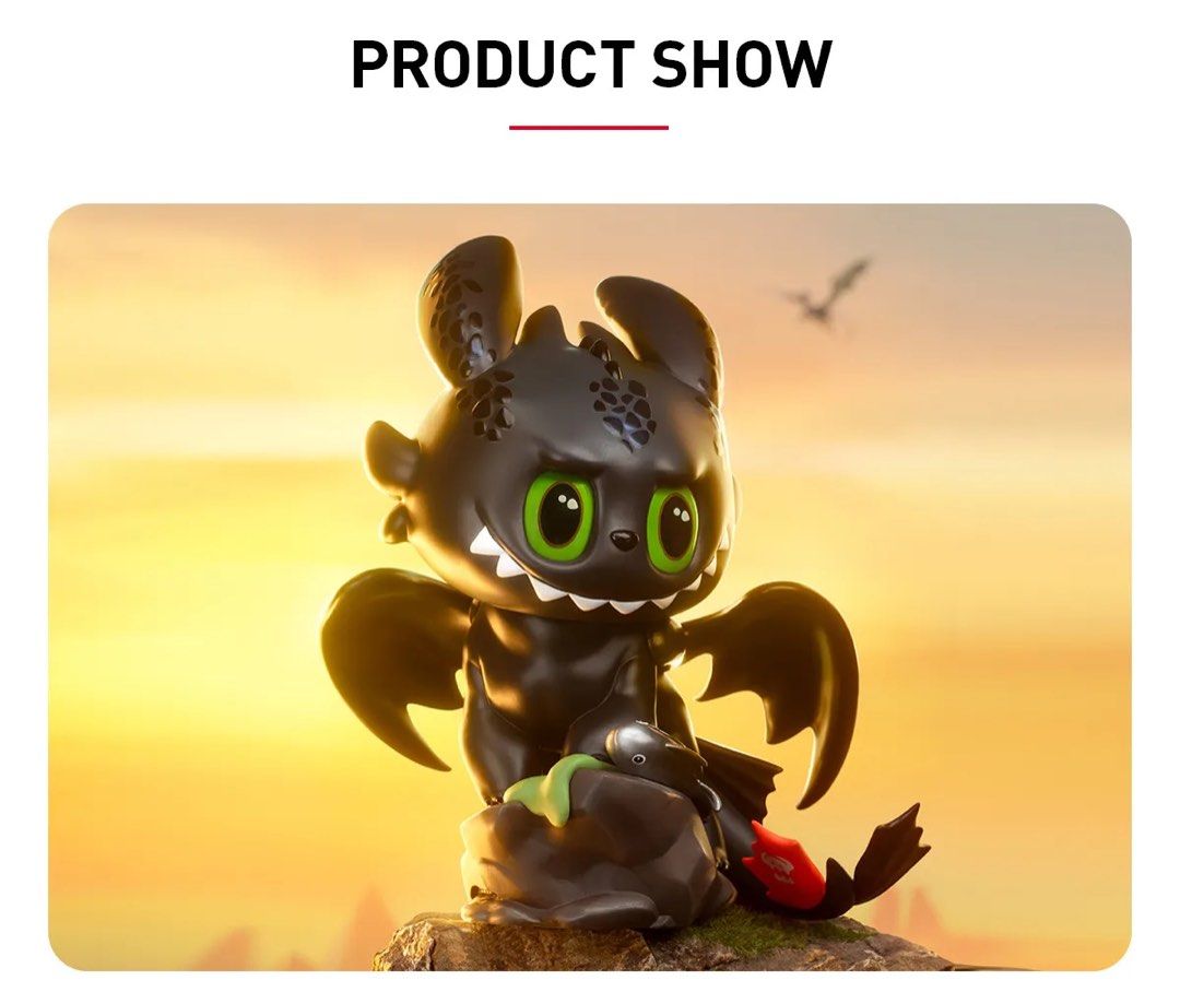 Popmart - labubu - Toothless - THE MONSTERS_ How to Train Your Dragon ...