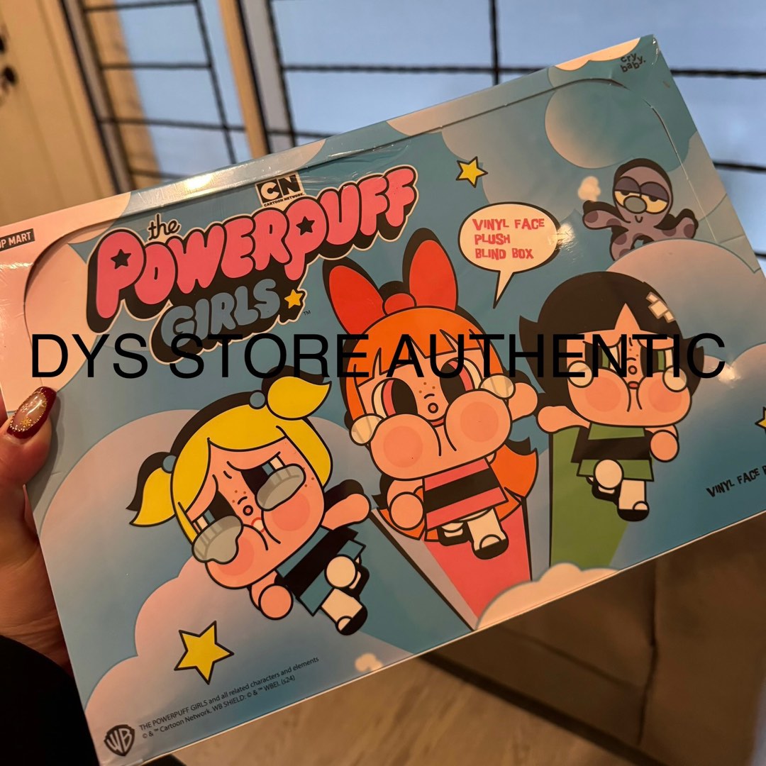 POPMART Powerpuffgirls ppg face plush blind box, Toys & Collectibles ...