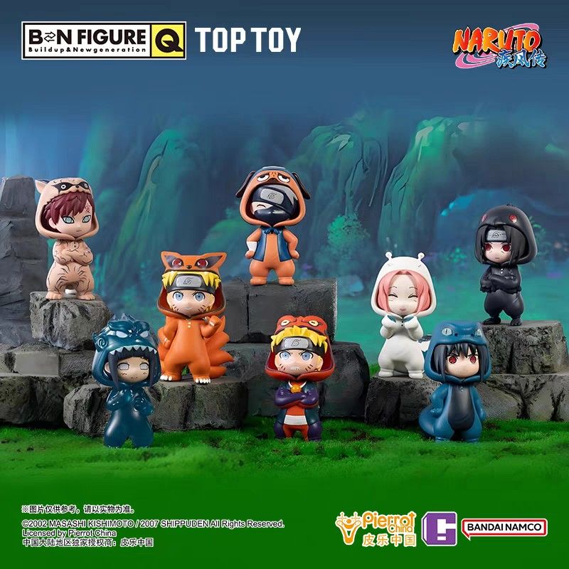 Preorder (Confirmed Design) - Toptoy Top toy BNFIGURE Q Naruto Shippuden Pajamars Series Figure ...