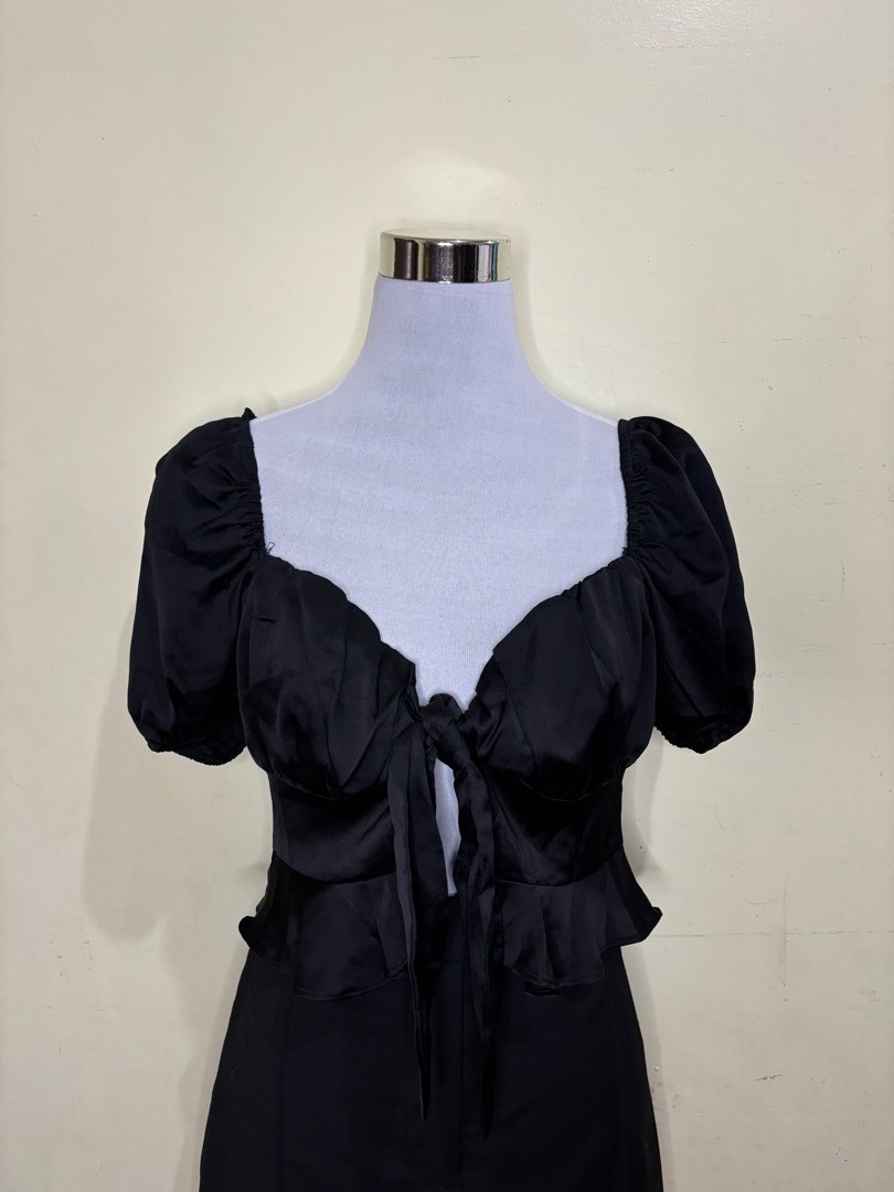 Princess Polly Tie Top, Women's Fashion, Tops, Blouses on Carousell