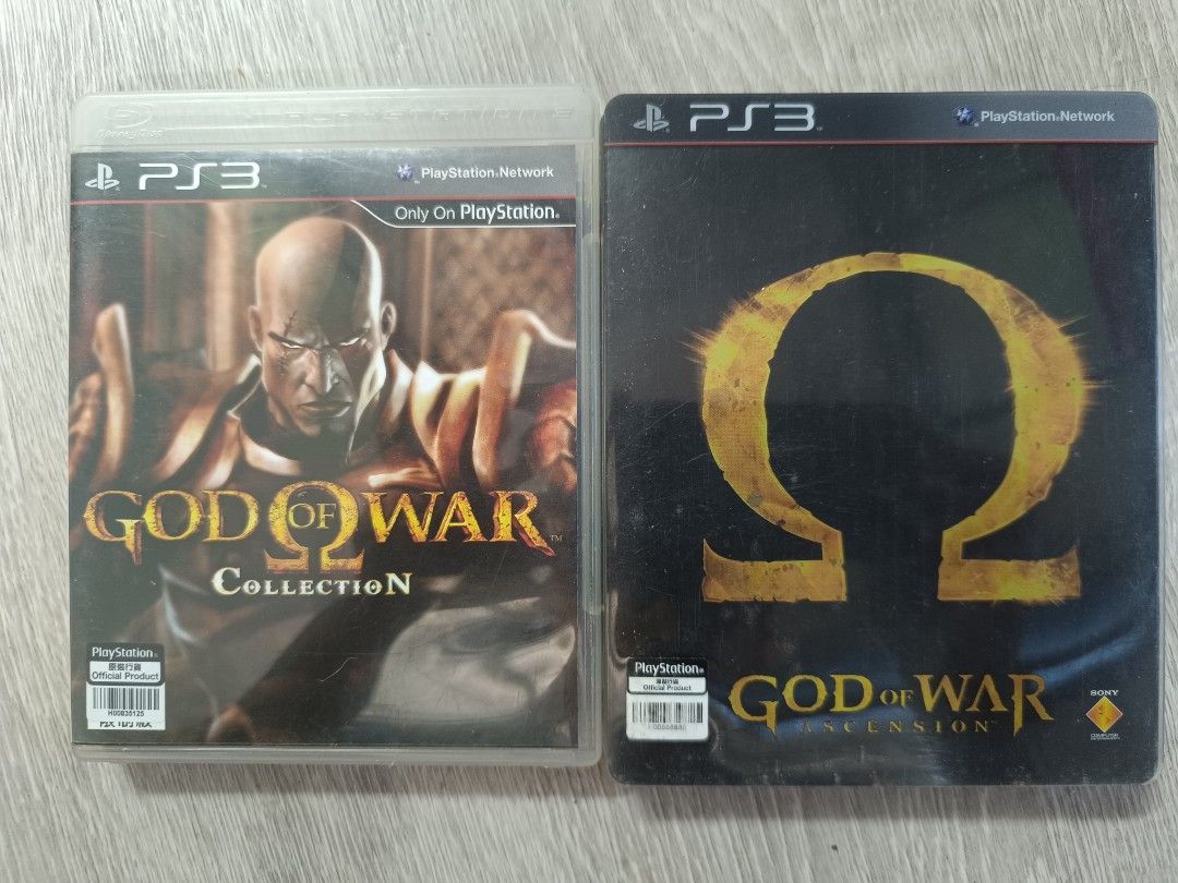 PS3 cd disc GOD OF WAR 1, 2, ASCENSION, Video Gaming, Video Games ...
