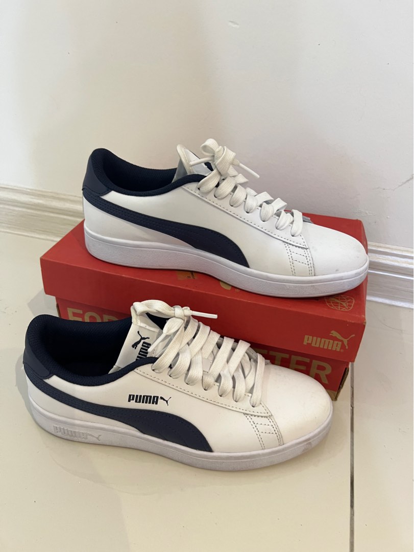 PUMA Unisex Smash Vulcanised V3, Women's Fashion, Footwear, Sneakers on ...