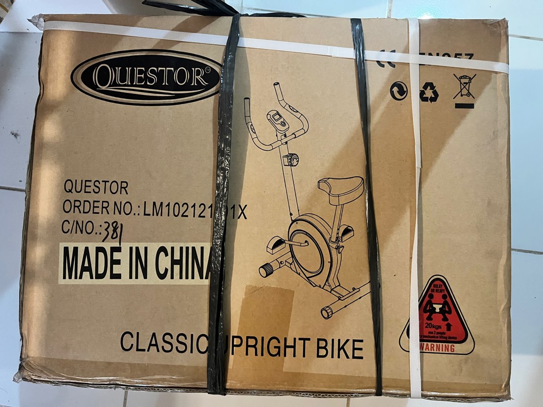 Questor classic magnetic upright bike, Sports Equipment, Exercise ...