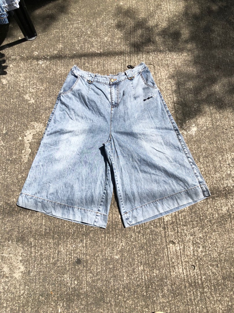 Random washed long jorts, Men's Fashion, Bottoms, Shorts on Carousell