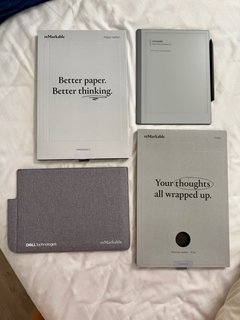 Remarkable 2 with Marker Plus and Folio (Polymer weave - Gray), Mobile ...
