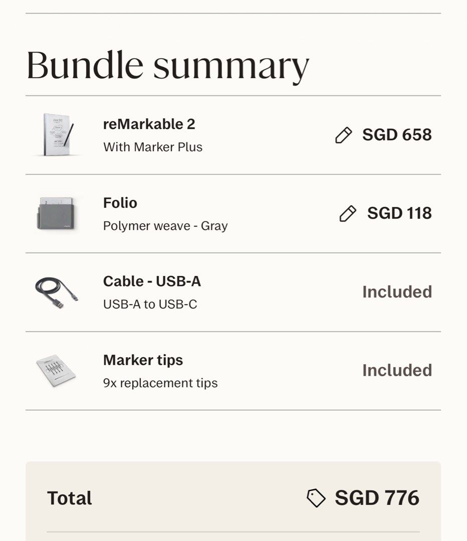 Remarkable 2 with Marker Plus and Folio (Polymer weave - Gray), Mobile ...