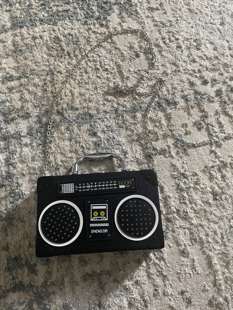 Retro Radio Bag, Women's Fashion, Bags & Wallets, Clutches on Carousell