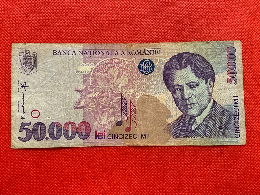 Romania 50000 Lei 1986 Banknote, Hobbies & Toys, Collectibles ...