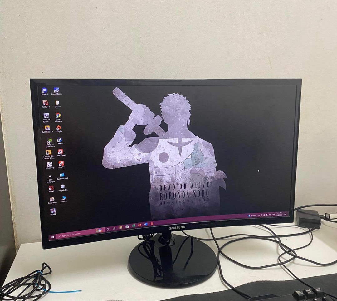 Samsung Curved Monitor CF390, Computers & Tech, Desktops on Carousell