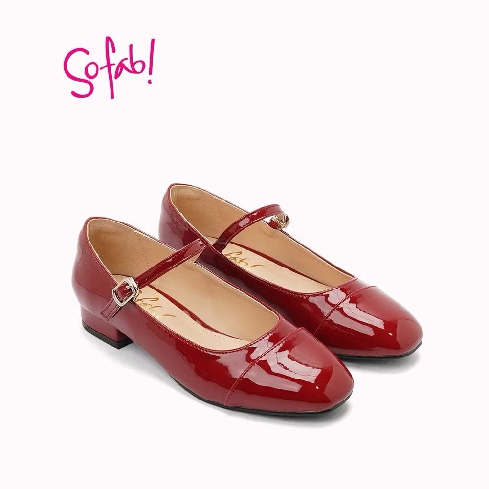 SoFab! Red Flat Ballerina Shoes, Women's Fashion, Footwear, Flats ...