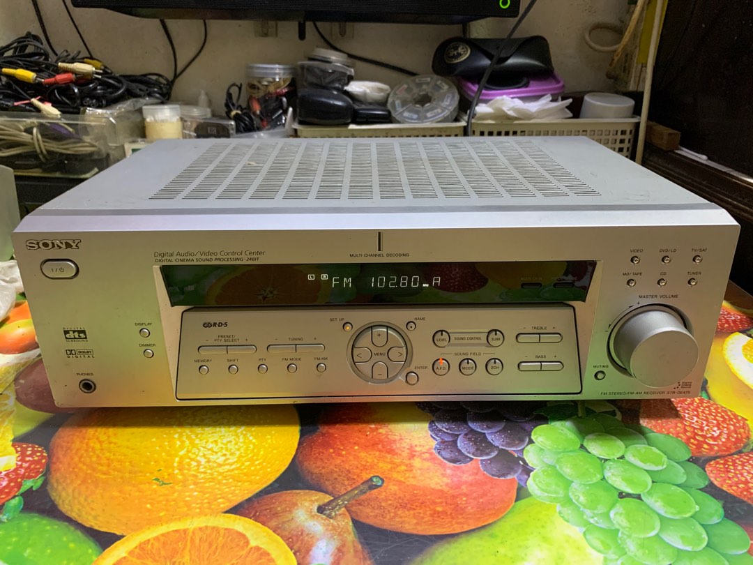 SONY STR-DE475 AV CONTROL RECEIVER - semi faulty / rosak, Audio ...