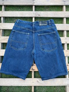 HVY Tribal Spellout Jorts - jeans reworked rework jnco y2k baggy flare ...