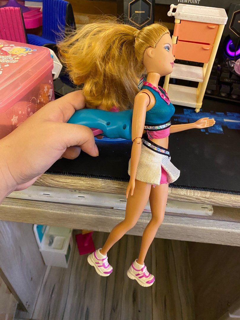 Spinning barbie, Hobbies & Toys, Toys & Games on Carousell