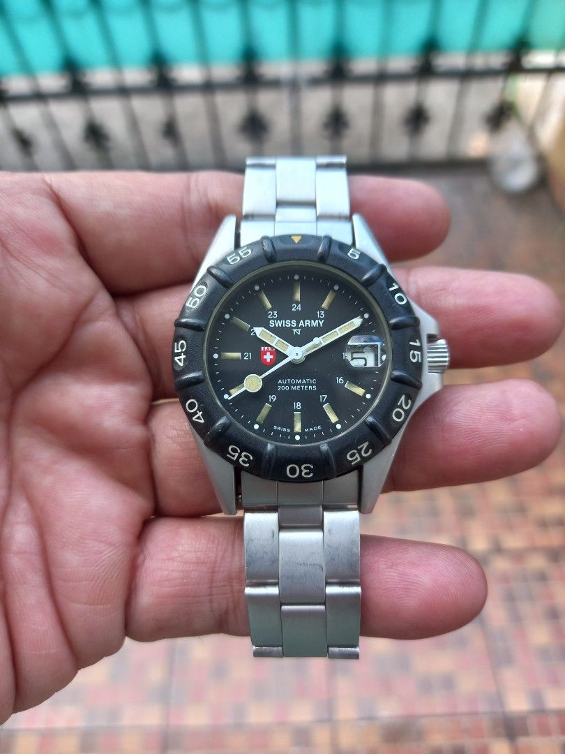 Swiss Army Automatic Eta.2824 Hibeat 28800bph vintage seiko orient ...