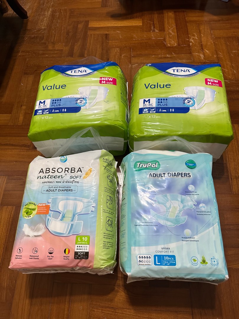TENA ABSORBA TRUPAL Adult Diapers, Beauty & Personal Care, Sanitary ...