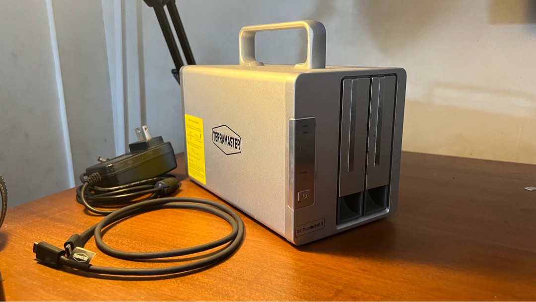 Terramaster 2-bay HDD Enclosure with 4TB+6TB Ironwolf Pro HDD ...