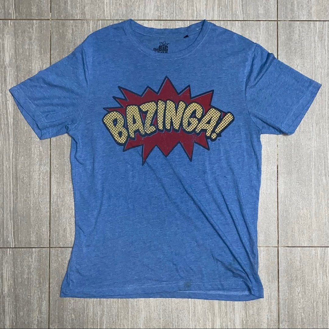 The Big Bang Theory Sheldon Cooper "Bazinga!" Statement Tshirt Official ...