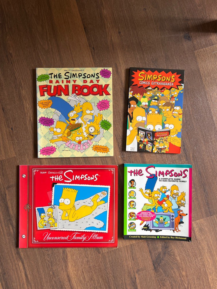 The Simpsons Comics Comic Activity Guide Fun Book, 興趣及遊戲, 書本 & 文具, 漫畫 ...