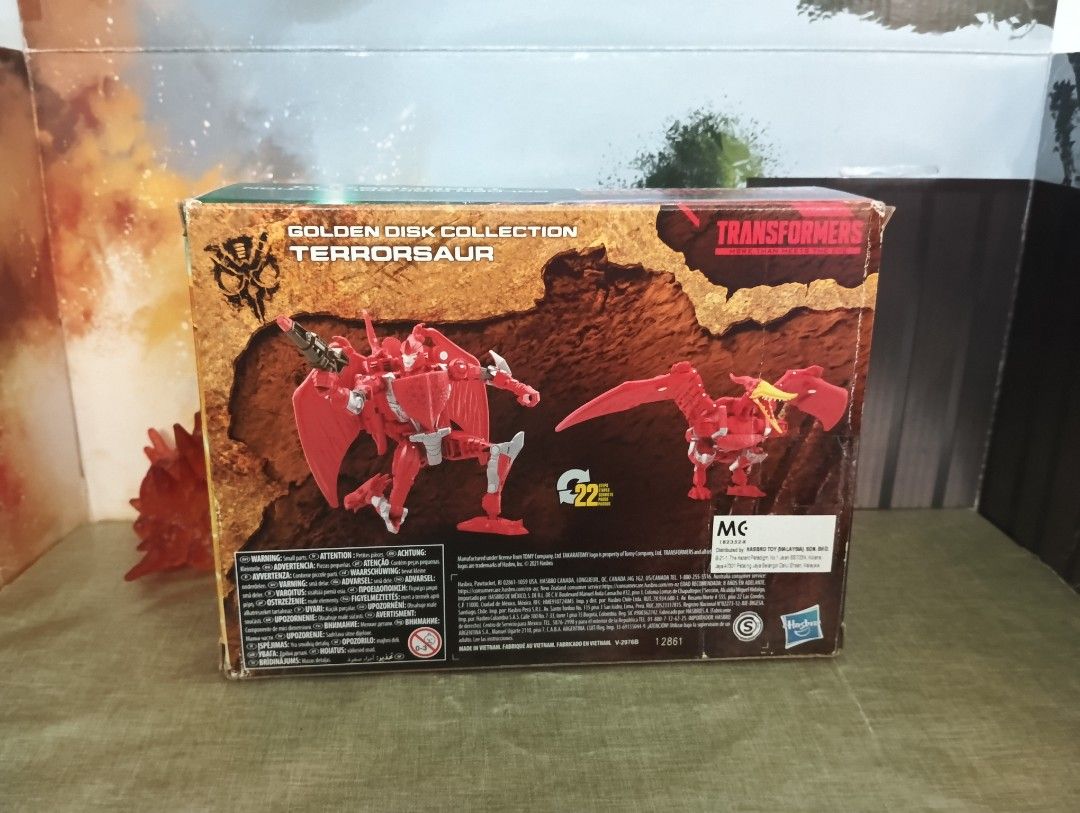 Transformers Golden Disk Collection Deluxe Class Terrorsaur MIB ...