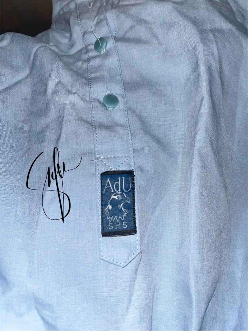 TWO Adamson University SHS Uniform, Women's Fashion, Tops, Shirts on ...