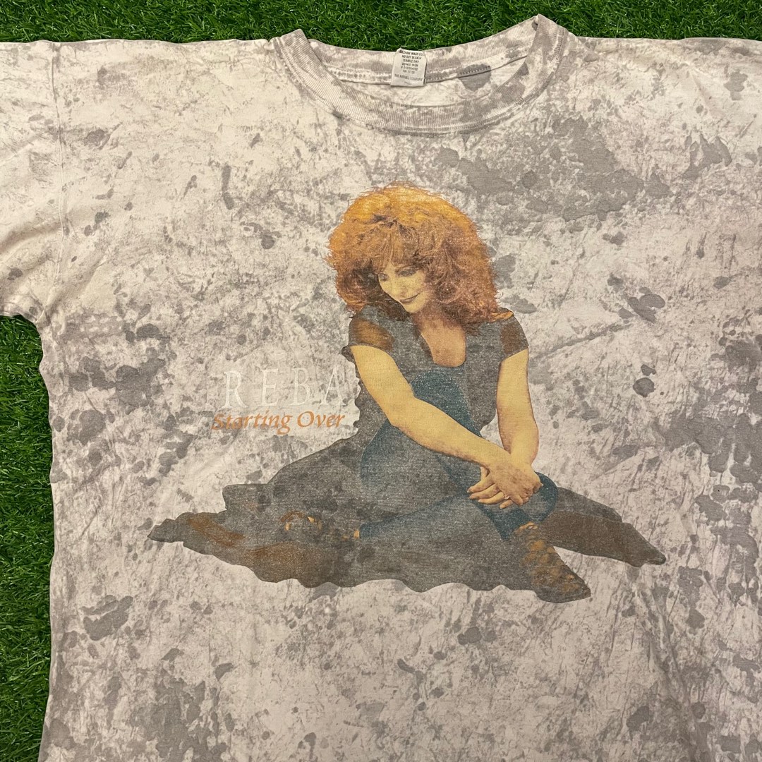 Vintage 1996 Reba Starting Over Tour Promo Tee, Men's Fashion, Tops ...