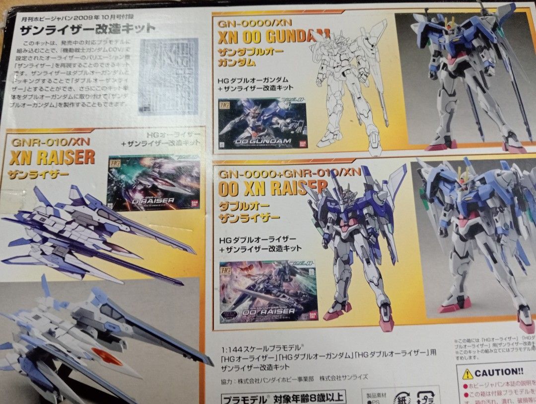 XN RAISER GNR-010/XN 1/144 HG GUNDAM 00 Conversion Kit Bandai Hobby ...