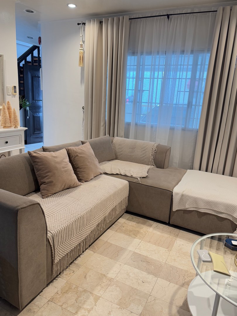 2ND HAND L-SHAPE SOFA SET FROM ALL HOME, Furniture & Home Living ...
