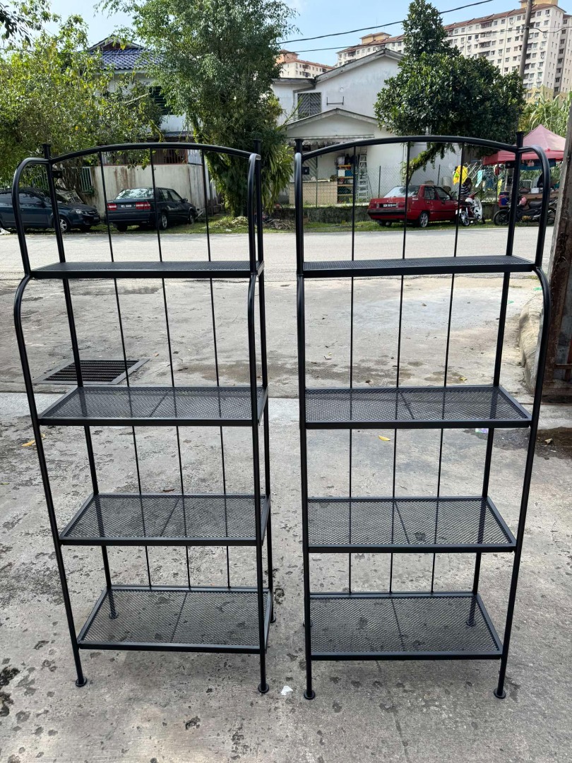 4 Tier Steel Multipurpose Rack Shelves Besi, Furniture & Home Living ...