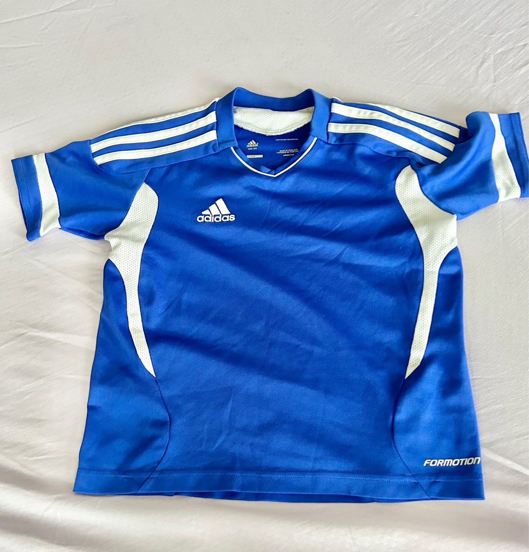 Adidas Blue Top, Babies & Kids, Babies & Kids Fashion on Carousell